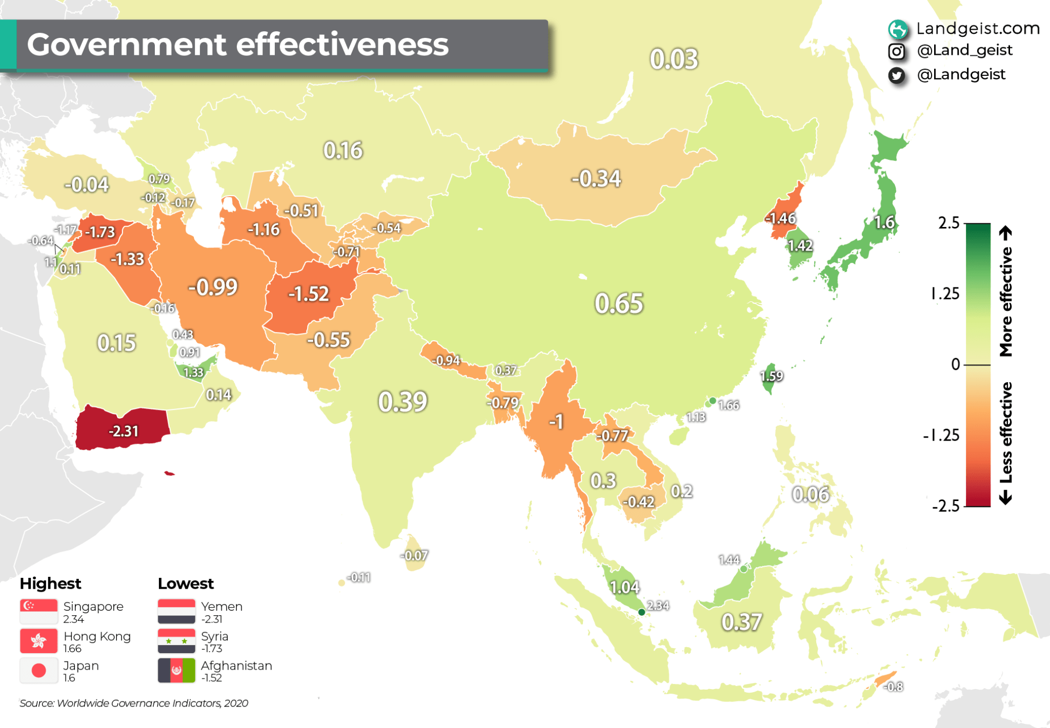The Most Effective Governments of Asia – Landgeist