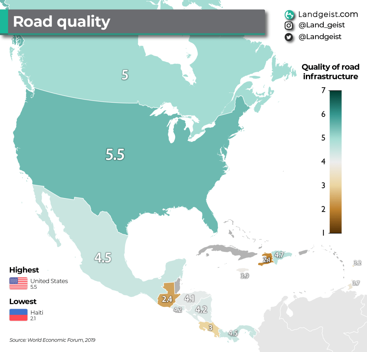 The Best and Worst Roads in North America – Landgeist