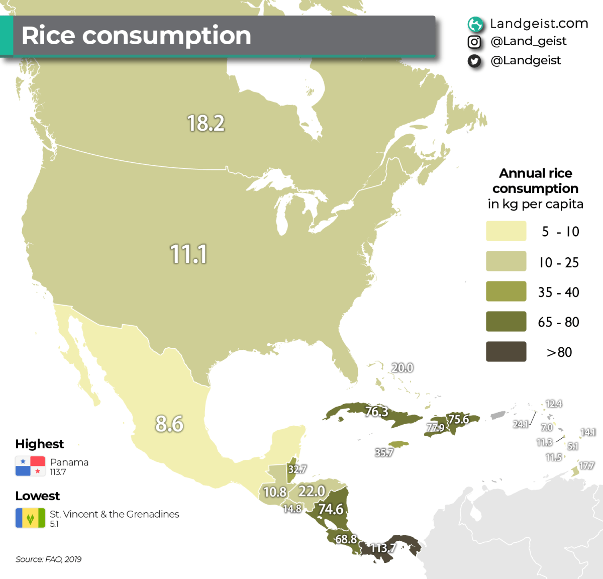Rice Consumption in North America – Landgeist